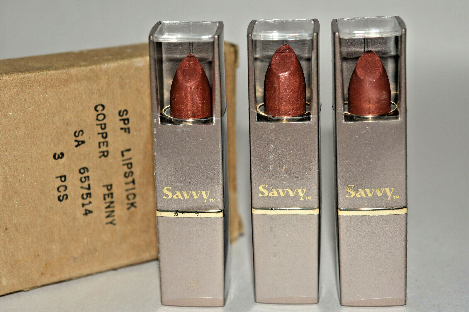 3x Savvy Plus Moisture Lipstick SPF 20 Mocha pink berries pink U CHOOSE ...
