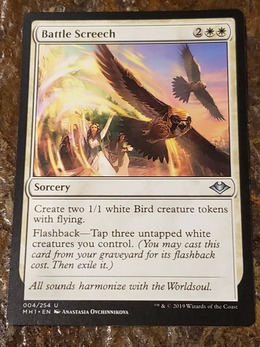 Battle Screech Modern horizons Mtg Card Mint Condition | eBay