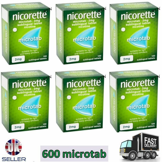 3 Packs of Nicorette MicroTab Original 2mg 100 Tab for sale online | eBay