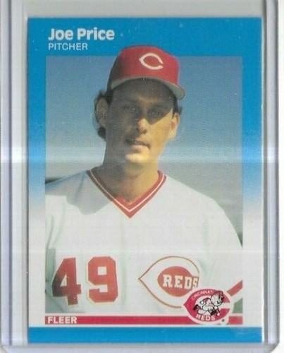 1987 Fleer #211 Joe Price Cincinnati Reds | eBay