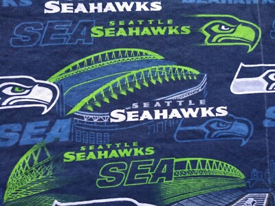 Seattle Seahawks, 100% cotton fabrics, face mask kit with elastic | eBay