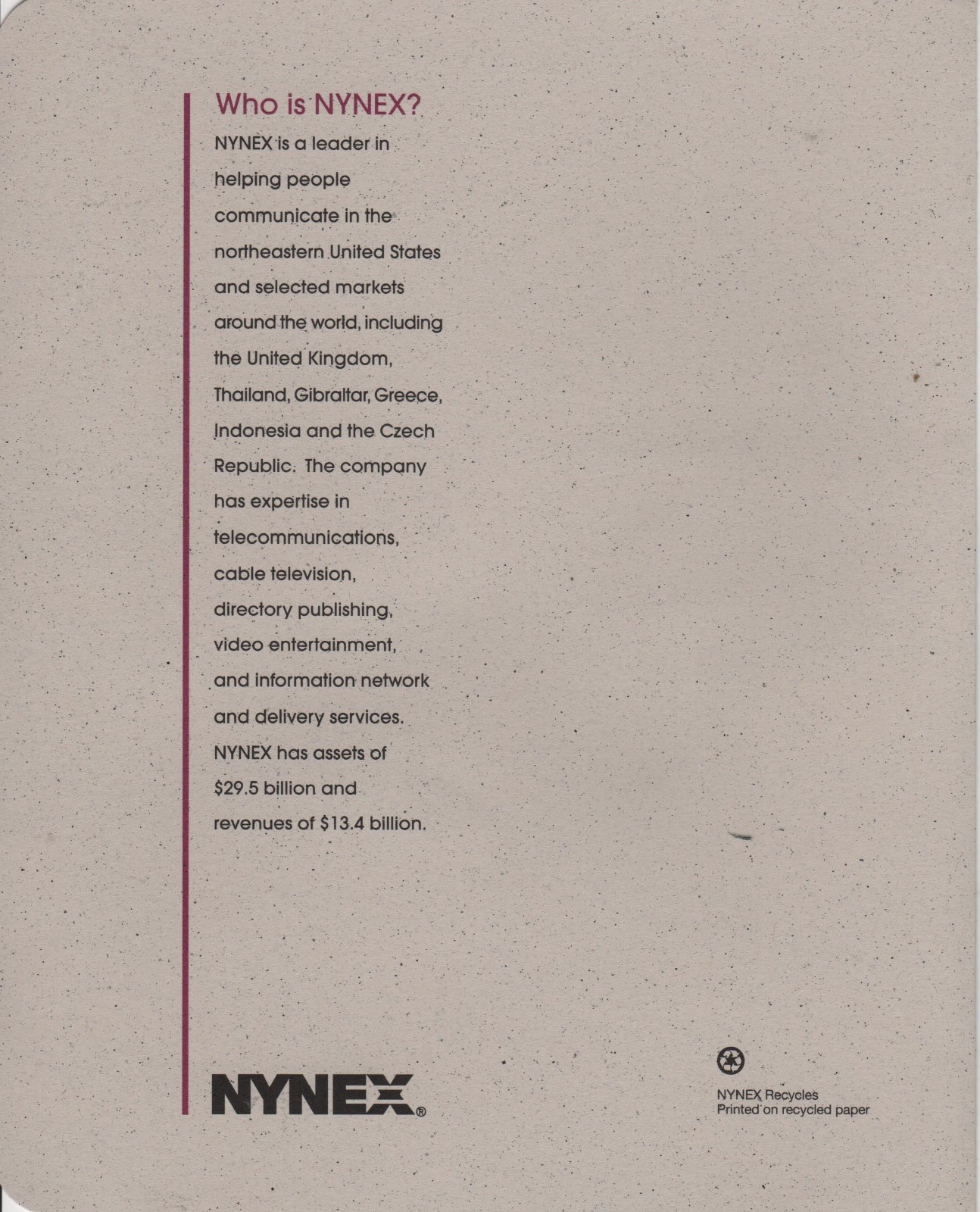 1994 NYNEX change cards , Inaugural Series. | eBay