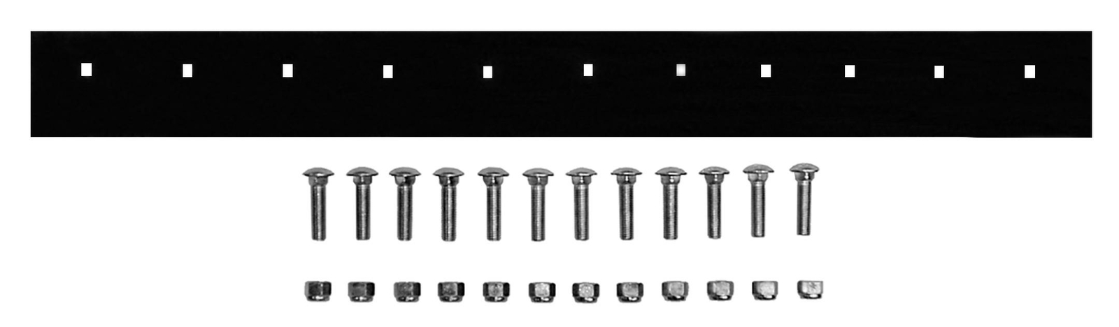 9' Steel Cutting Edge Kit with Bolts 108 " L x 1/2" thick for Western ...