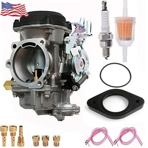 FOR HARLEY DAVIDSON 40MM CV CARBURETOR BLACK INTAKE MANIFOLD ...