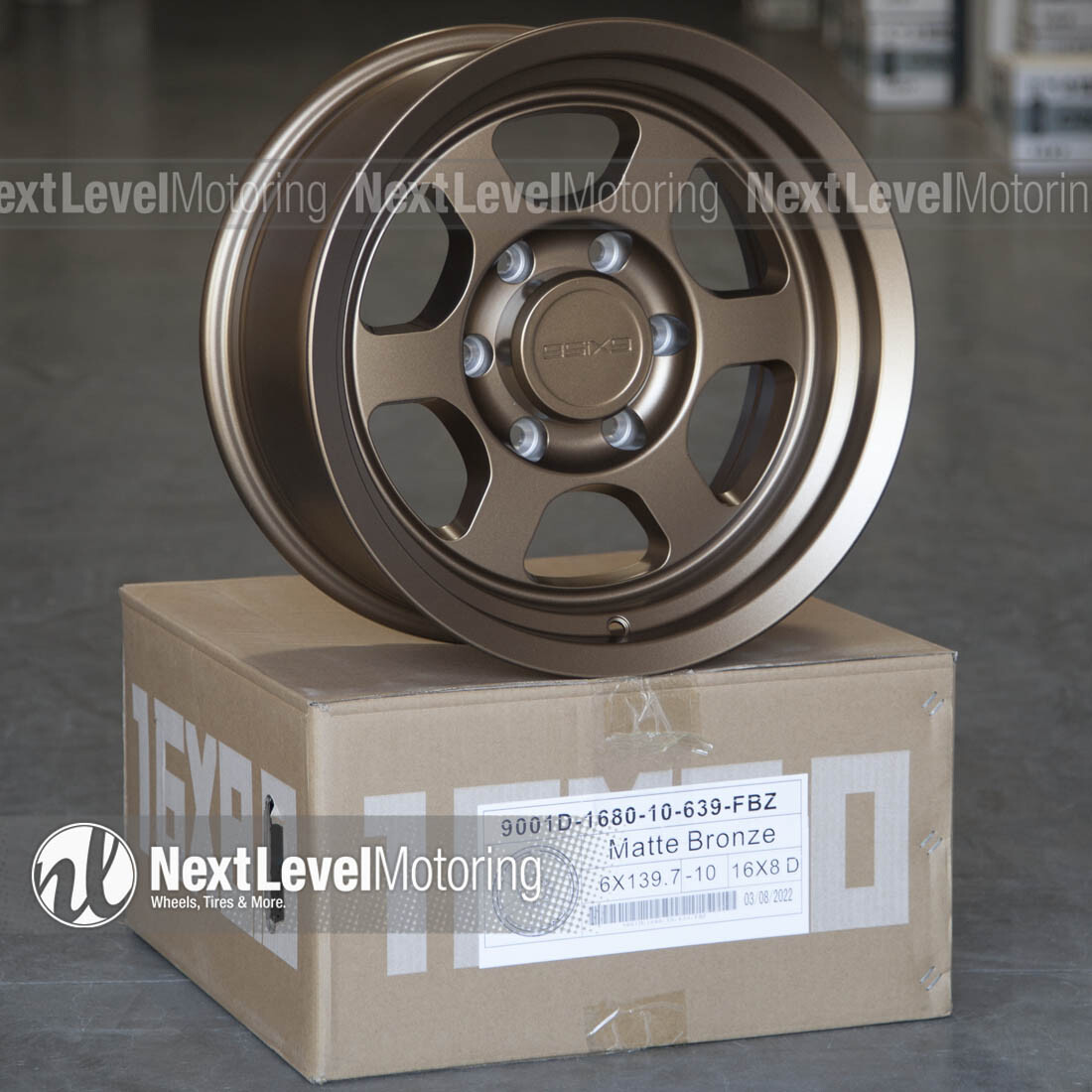 9SIX9 DEEP 16x8 6x139.7 -10 MATTE BRONZE TE37XT STYLE WHEELS FITS ...