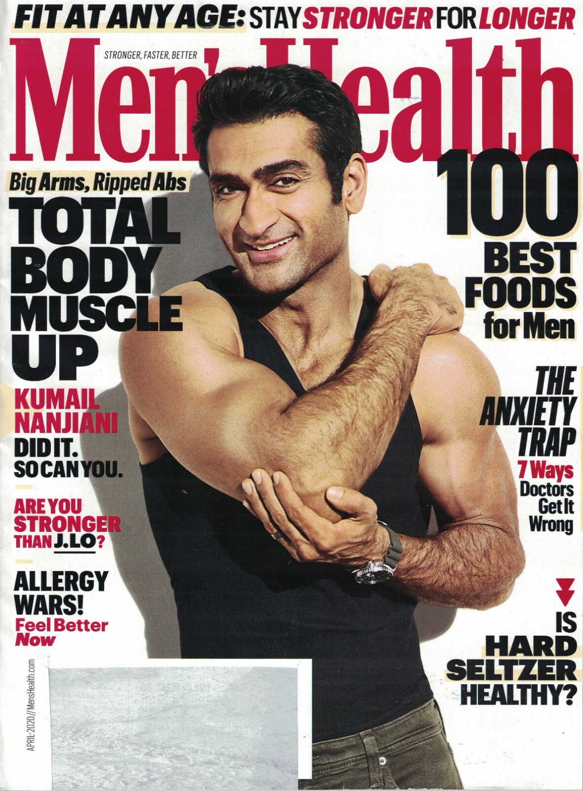 Men's Health Magazine Fit at Any Age -Total Body Muscle Up Kumail N ...