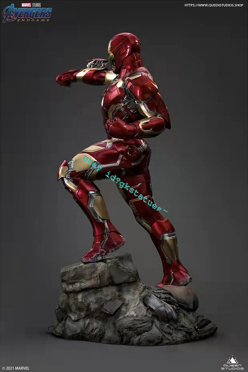 Queen Studio MARK 43 Resin Model Painted Statue In Stock Iron Man MK43 ...