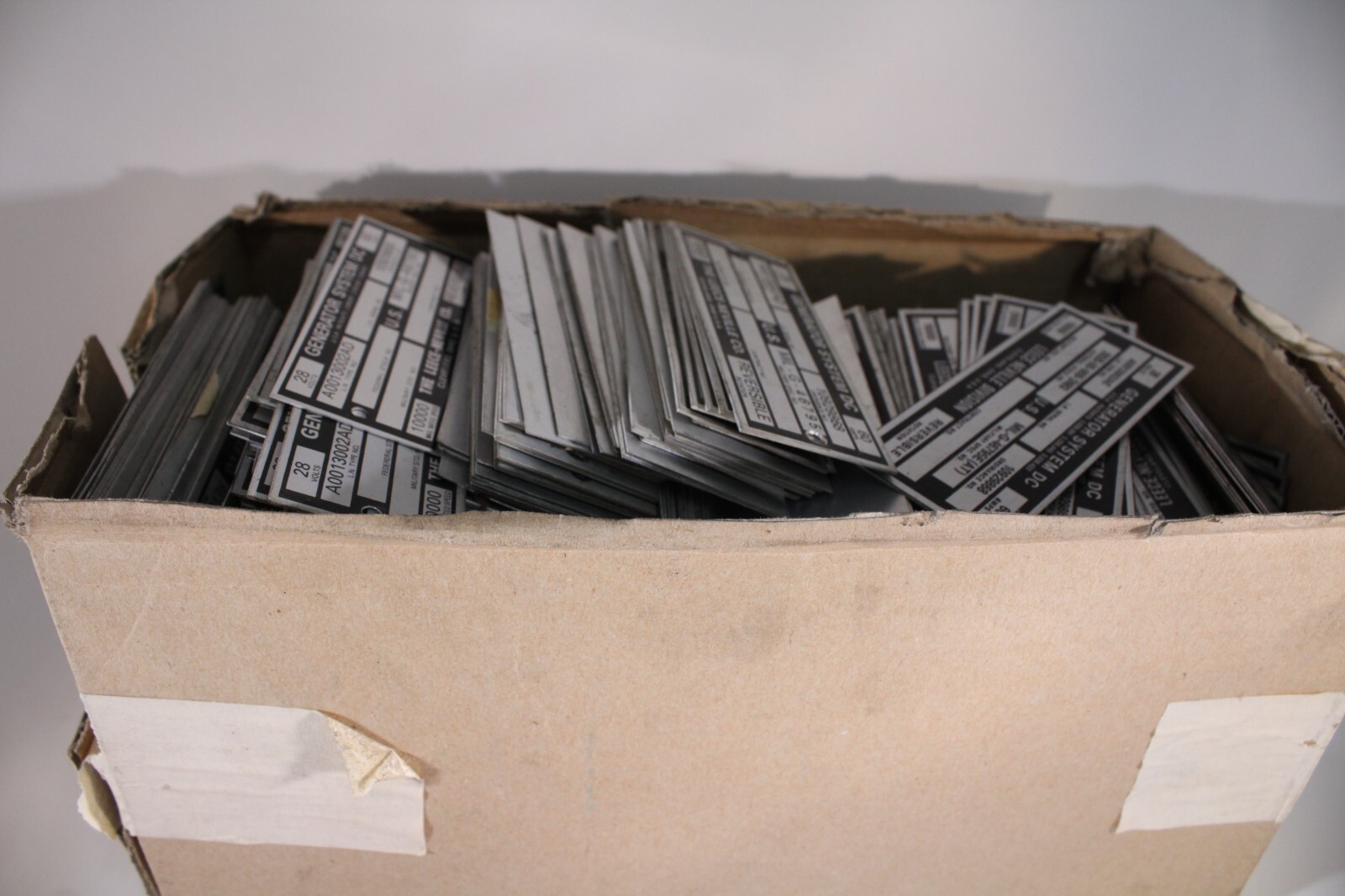 GENERATOR SYSTEM DC 28V 60A DATA PLATES TAGS A0013002AD MIL-G-46795 ...