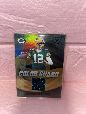 2022 Zenith Aaron Rodgers Color Guard Relic Holo Insert Jersey Card ...
