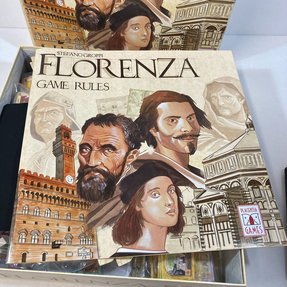 FLORENZA 1st EDITION BOARD GAME complete English/Multilingual 2010 ...