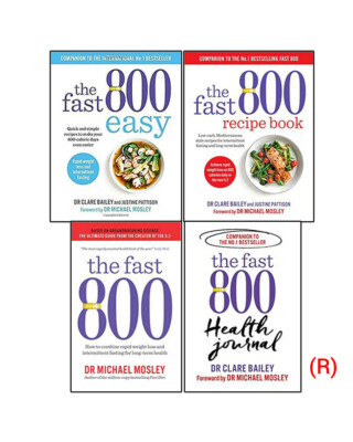 The Fast 800 Series Collection 4 Books Set (The Fast 800 Easy,Fast 800 ...