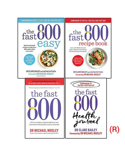 The Fast 800 Series Collection 4 Books Set (The Fast 800 Easy,Fast 800 ...