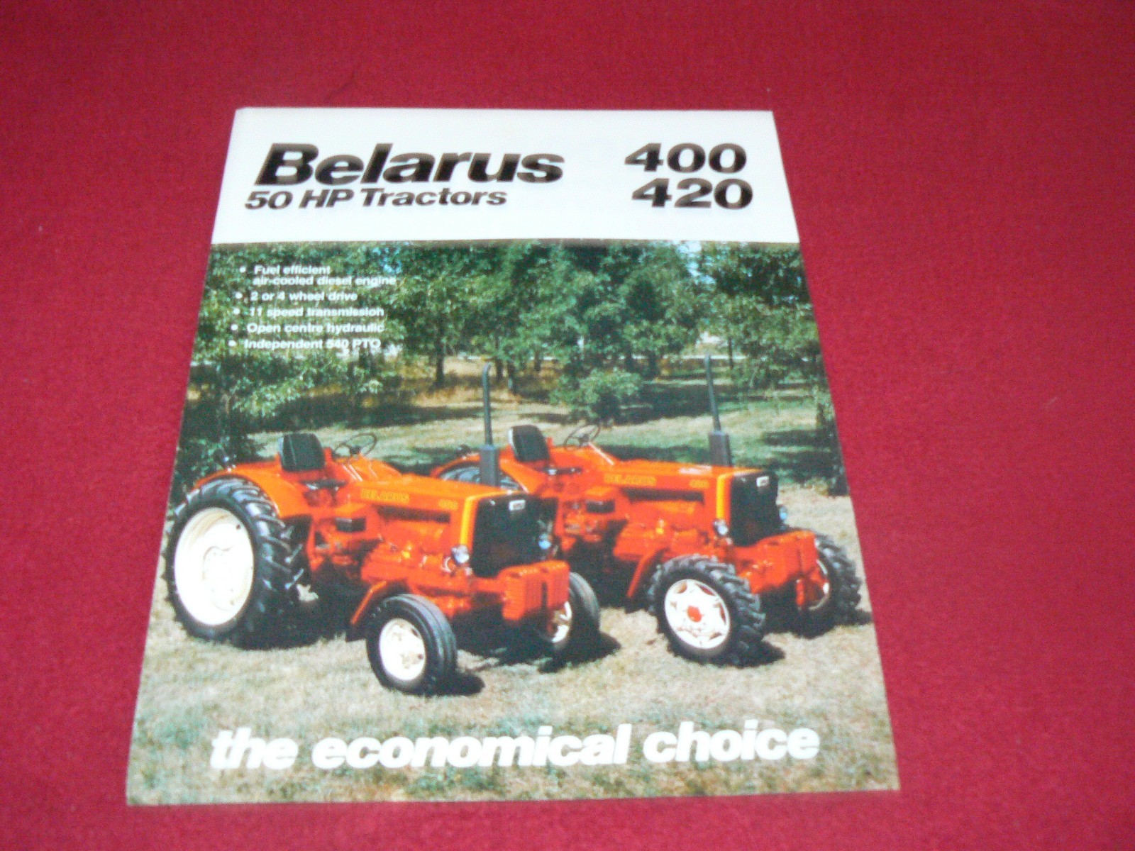 Belarus 400 420 Tractor Dealer's Brochure B-1709-84 | eBay