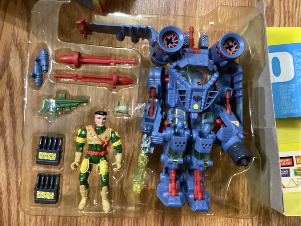1993 Playmates Exo Squad JT Marsh Aerial Attack E-Frame CIB Open Box | eBay