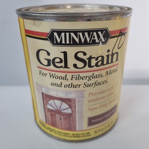 Minwax Gel Stain ANTIQUE MAPLE For Wood, Veneer, Fiberglass & More 32fl ...