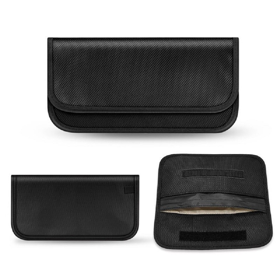 Faraday Bag Cell Phone Wallet Blocker Radiation Signal Shielding Case ...