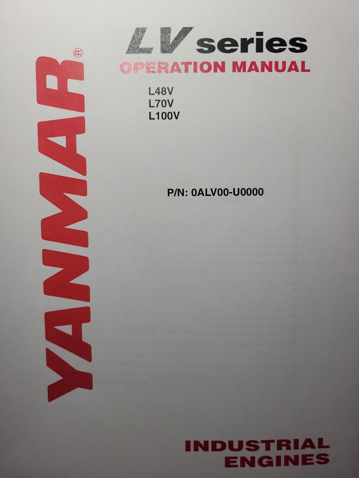 Yanmar LV ser L48V L70V L100V Air Cooled 1-cylinder Diesel Engine ...