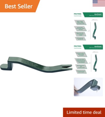 Roof Snake Tool - Shingle Pry Bar - Heavy Duty Nail Remover Tool - Roof ...
