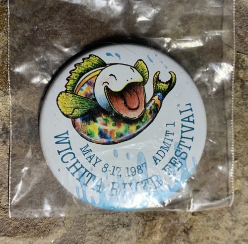 Wichita Riverfest 1987 Button-Okay Condition… | eBay