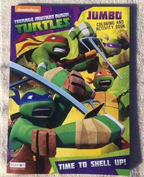 Teenage Mutant Ninja Turtles Time for Action Jumbo Coloring and ...