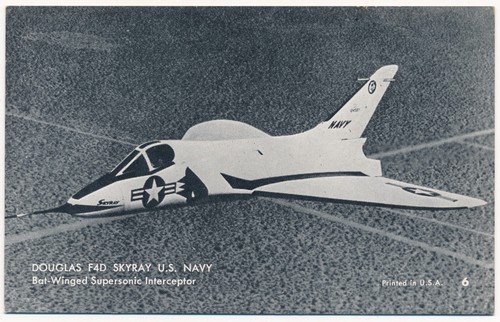 Douglas F4D Skyray, US Navy Bat-Winged Supersonic Interceptor, Penny ...