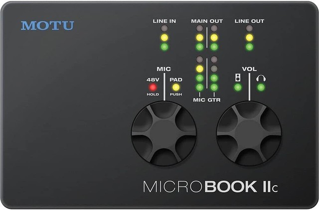 MOTU Microbook IIC 4x2 Usb2 Audio Interface Mobile Ready for sale ...