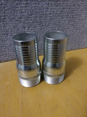 (2) DIXON STC25 Plated Steel 2 inch King Combination Nipples | eBay