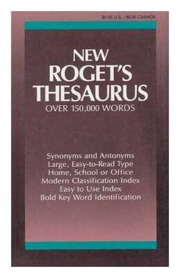 New Rogets Thesaurus Edition - Paperback - ACCEPTABLE 9780938261407| eBay