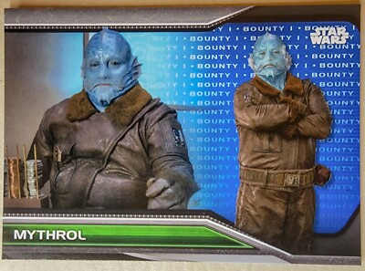 2021 Topps Star Wars MYTHROL Bounty Hunters Level 1 #B1-67 BLUE | eBay
