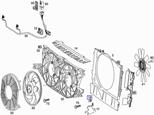 Mercedes Body Chassis Trim Clip Plug Rivet Fixing A0009905492 New ...