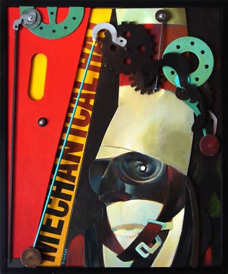 Mechanical Hat by TPMcKEE Modern Abstract Original 3D Wood Wall Art ...