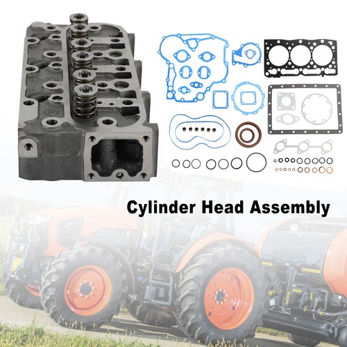 Complete Cylinder Head With Valve Spring & Gasket Kit For Kubota D1105 ...