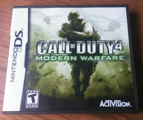 Call of Duty 4: Modern Warfare Nintendo DS Replacement Case & Manuel ...
