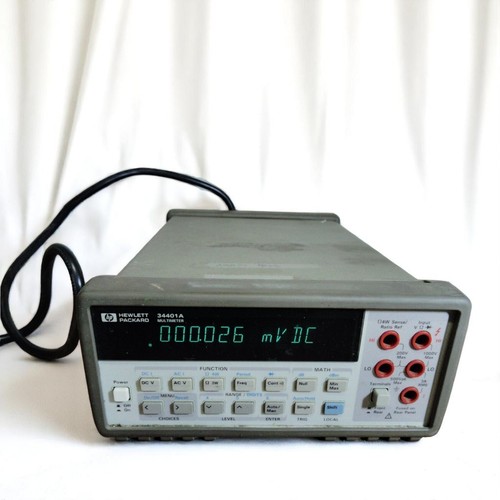 HP HEWLETT PACKARD Agilent 34401A Digital Multimeter 6 1/2 Digit Tested ...