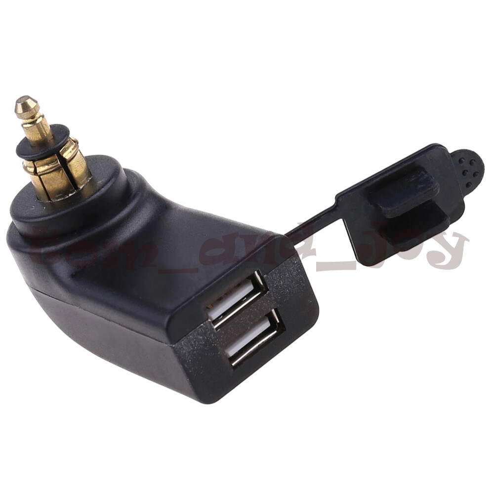 Dual USB 4.8A Motorcycle Charger Adapter Waterproof For BMW Din Hella ...