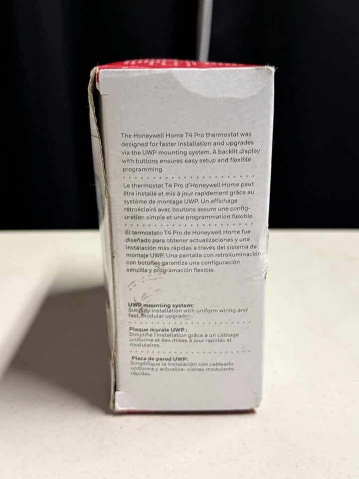 Honeywell Home T4 Pro Thermostat Programmable TH411OU2005 Pro Series ...