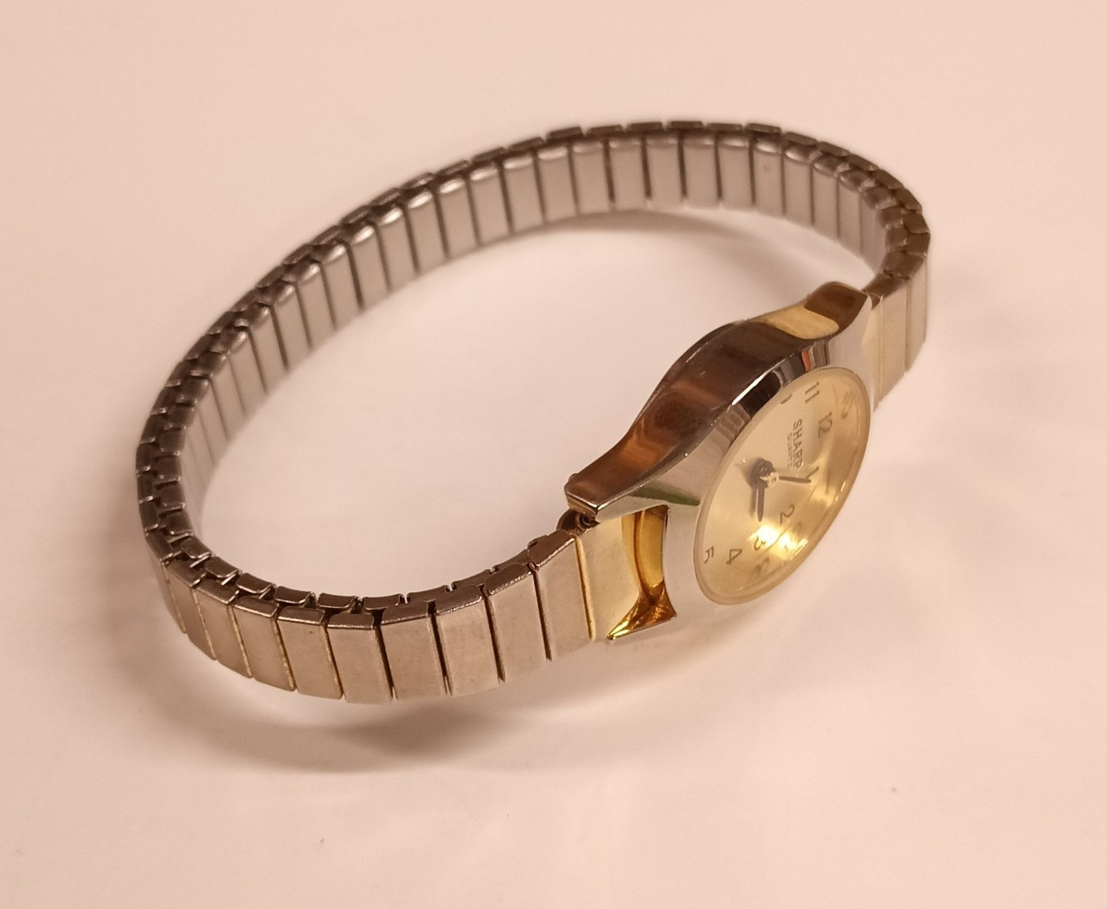 Sharp Quartz Women’s Two-Tone Oval Wristwatch, Expansion Band, New ...