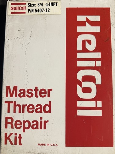 Heli-Coil Thread Repair Kit 5407-12 Size 3/4-14 Brand New Kit | eBay