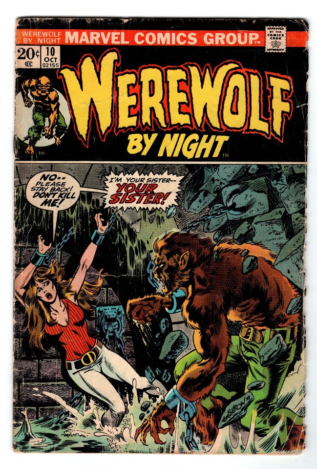 Werewolf By Night Lot of 10: Marvel Comics: Great Keys! Excellent! | eBay