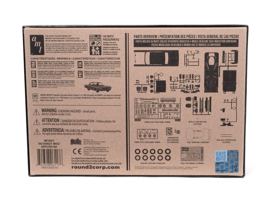 1964 Chevrolet Impala Super Street Rod 1:25 Scale Model Kit | eBay UK