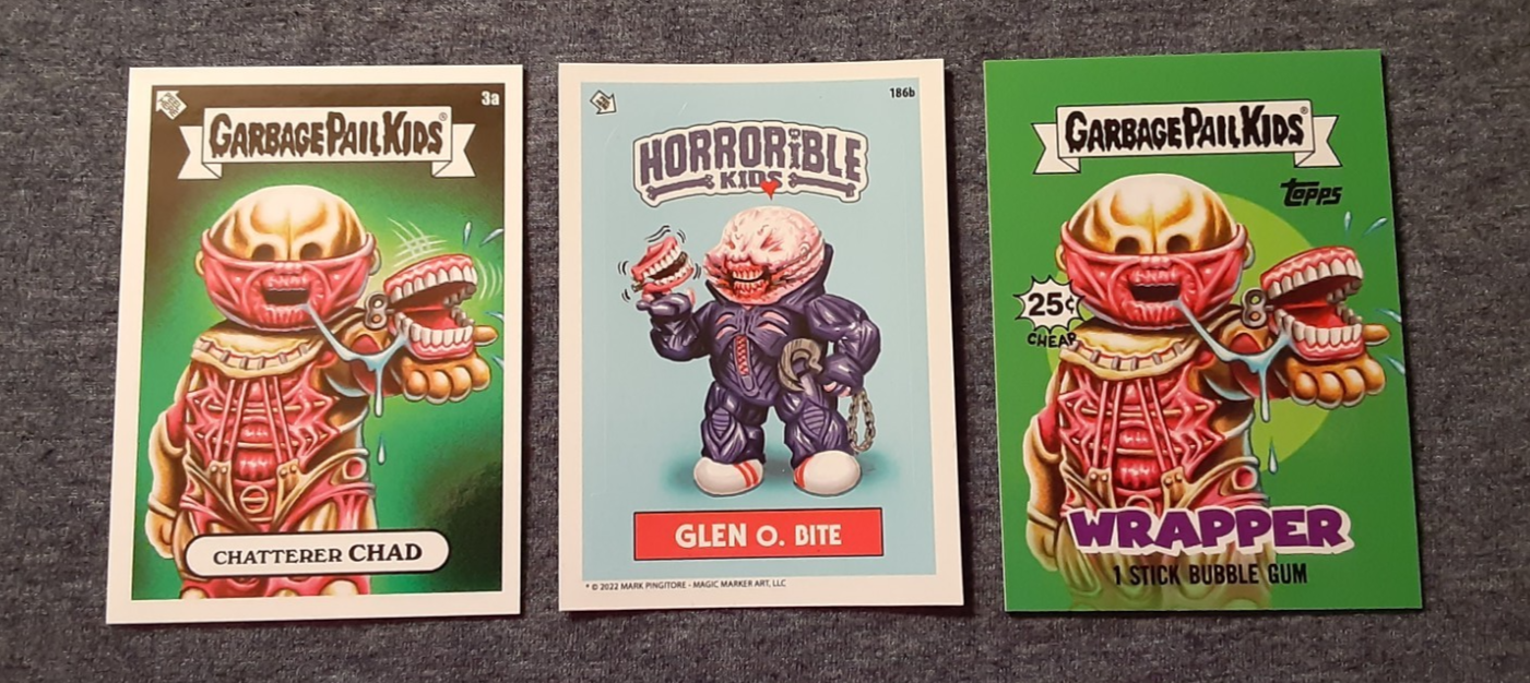 garbage pail kids wrapper OH, THE HORROR-IBLE wave hellraiser clive ...