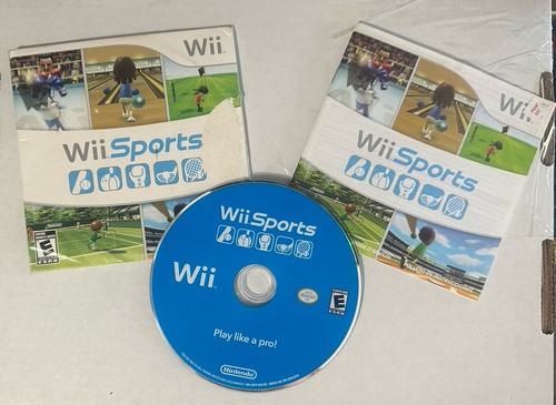 Authentic Original Wii Sports Nintendo Wii Tested Working Complete CIB ...