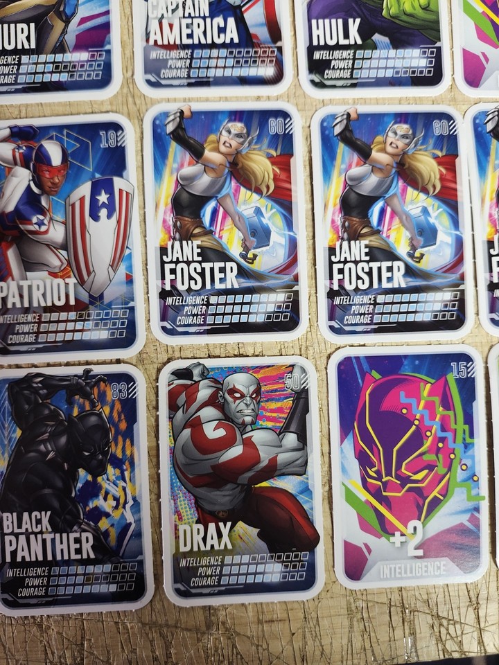 Loblaws Marvel Card And Sticker Lot Of 65 | eBay