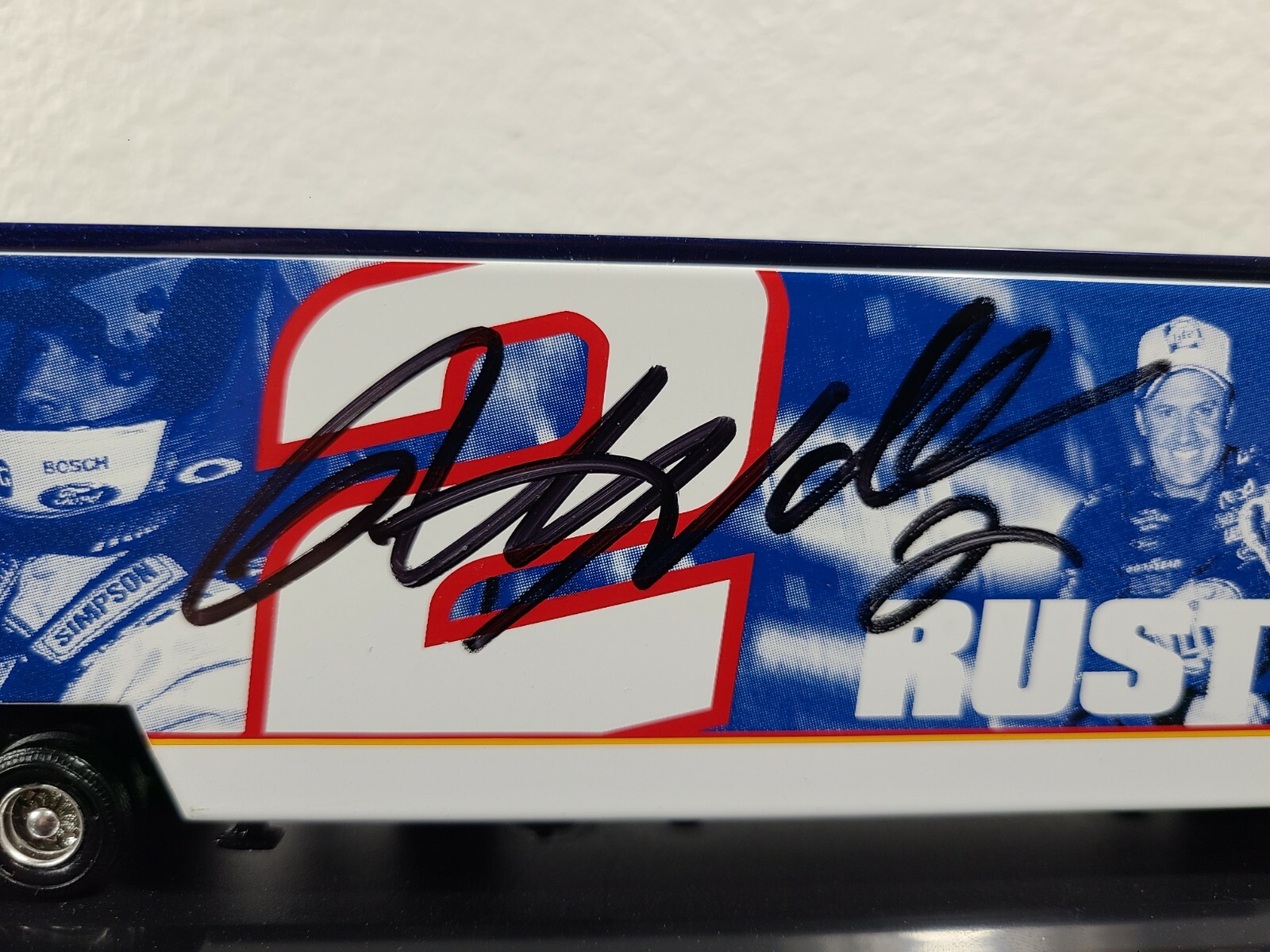 Autographed Rusty Wallace #2 Miller Lite 2002 Souvenir Rig Action ...