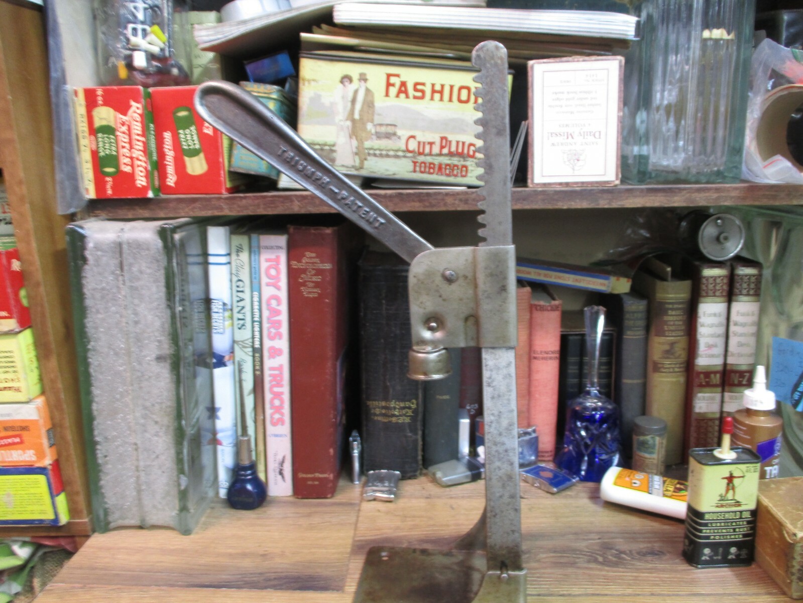 Vintage Triumph Steel Bottle CAP Capper Topper Home Brew Tool WINE BEER ...