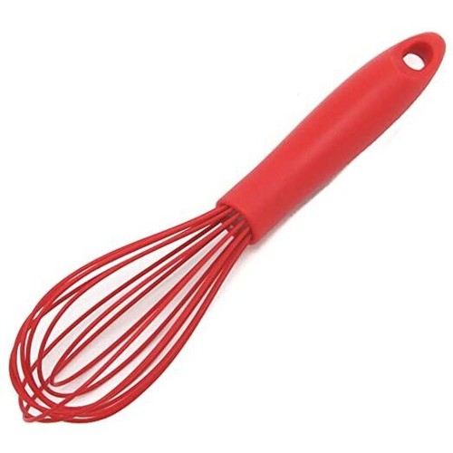 Premium Silicone Wire Cooking Whisk, 10.5 Inch 10.5 inch Red ...