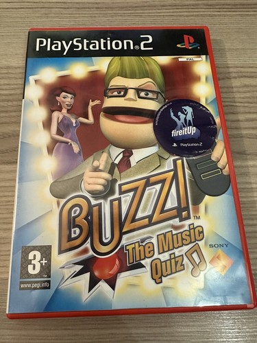 PS2 Buzz The Music Quiz (Sony PlayStation 2, 2005) 711719187318 | eBay