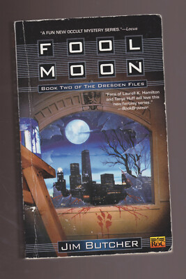 JIM BUTCHER pb Fool Moon Book Two Dresden Files | eBay