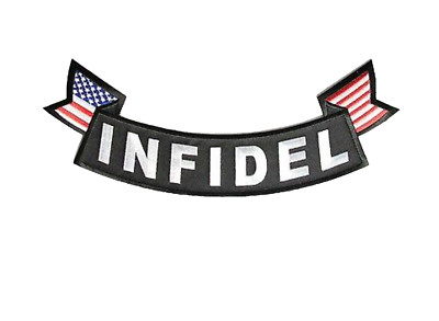 INFIDEL Large Military Rocker/Tab Patch for Vests or Jackets BOTTOM | eBay