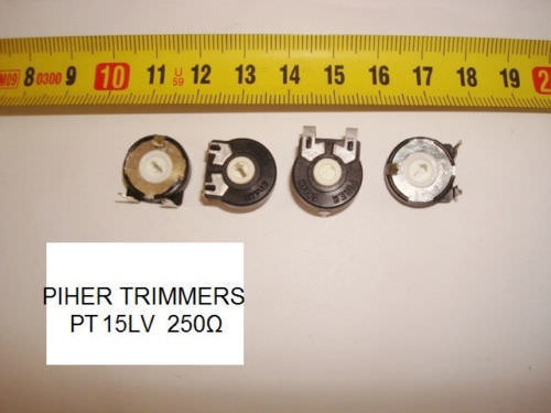 PIHER TRIMMERS 250R 250OHM 250Ω PCB PT15LV 2PC | eBay